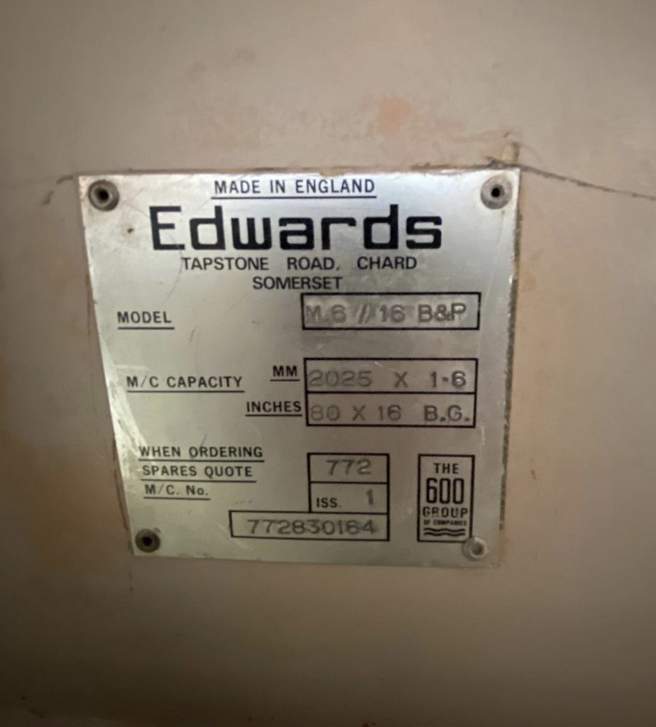 Edwards Trufold Manual Folding Machine - Shop | SS Laser Solutions