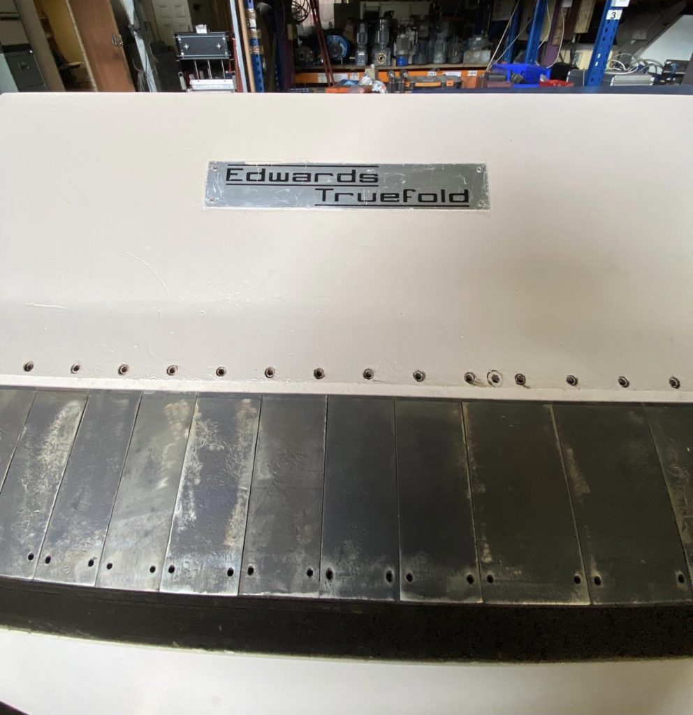 Edwards Trufold Manual Folding Machine - Shop | SS Laser Solutions