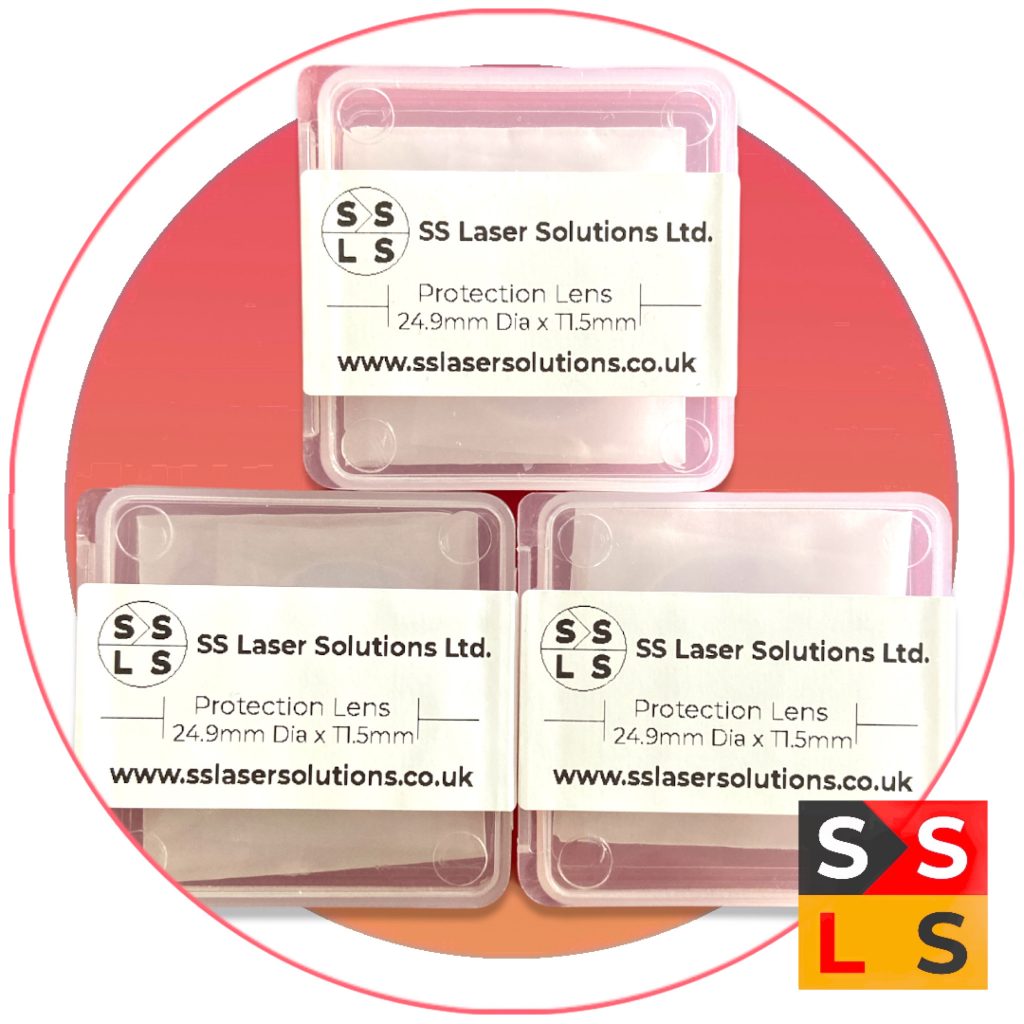 Fiber Laser Protective Lens - Dia 27.9 mm X T: 4.1 mm for Raytools ...