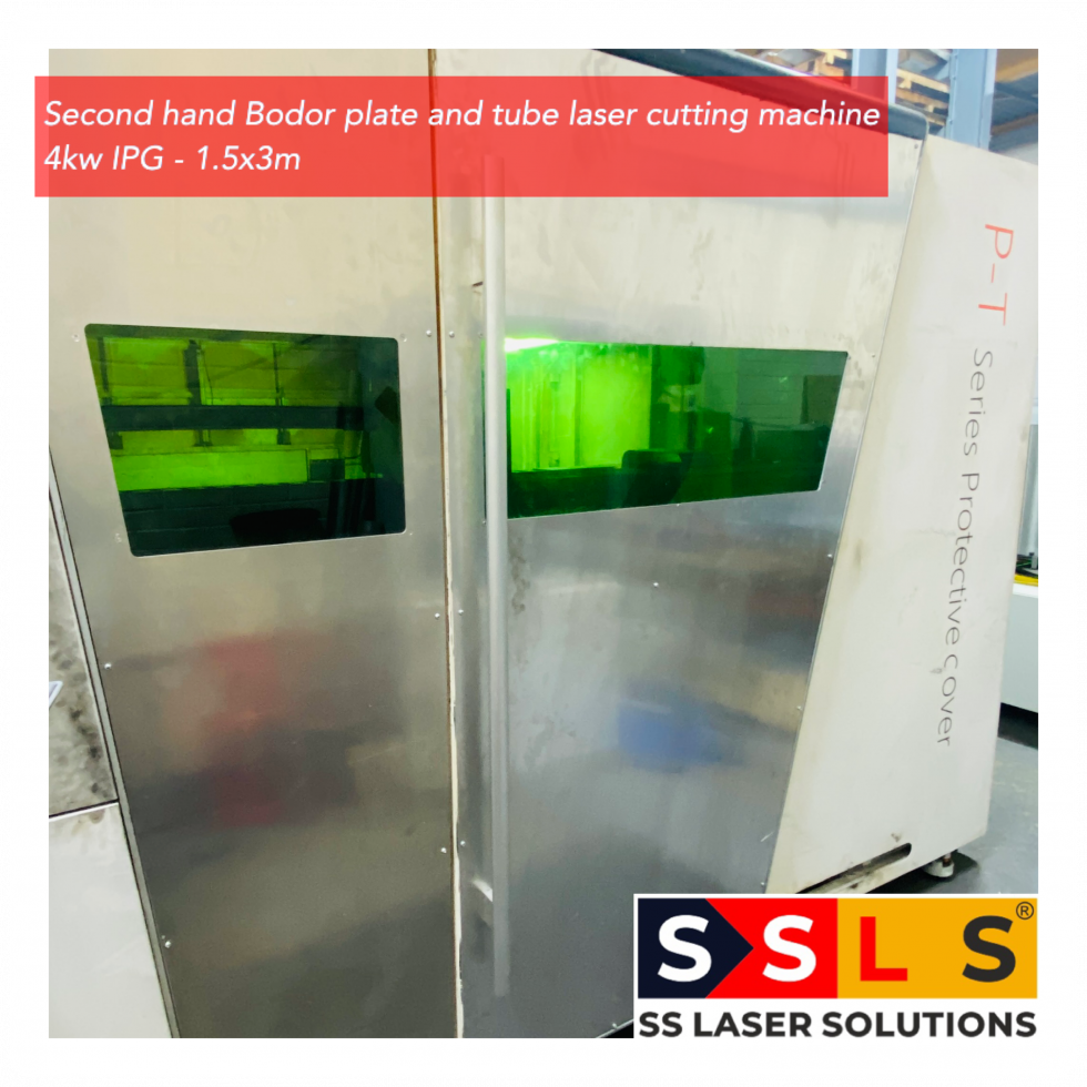 Second hand Bodor 4 kw IPG - Plate and Tube Fiber Laser Cutting Machine ...
