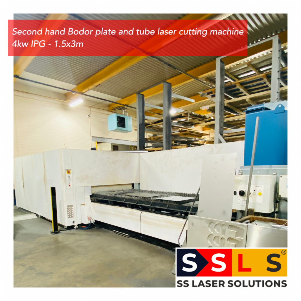 Second hand Bodor 4 kw IPG - Plate and Tube Fiber Laser Cutting Machine - Shop | SS Laser Solutions