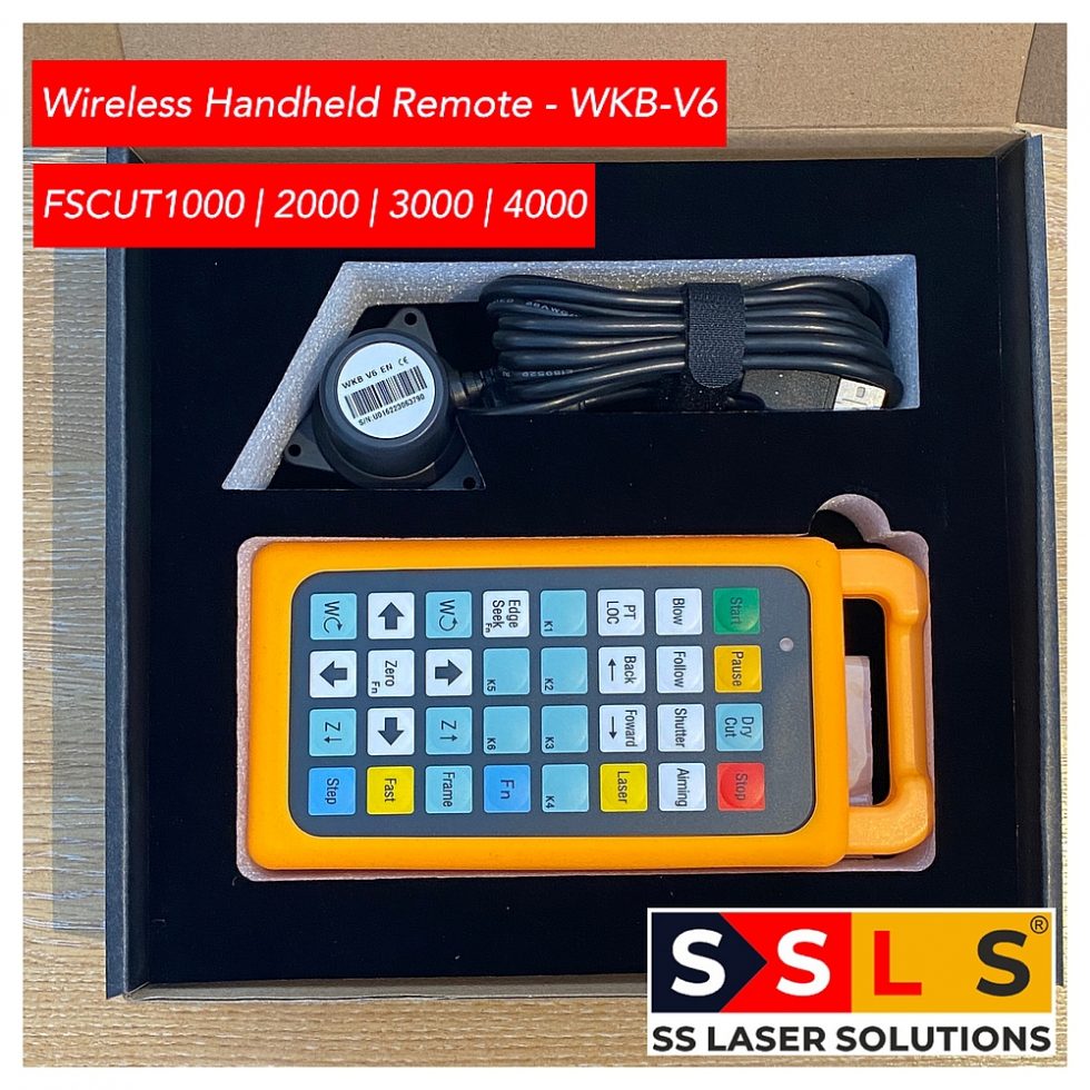 Wireless Handheld Remote - WKB-V6 FSCUT1000-2000-3000-4000 CypCUT - Shop | SS Laser Solutions